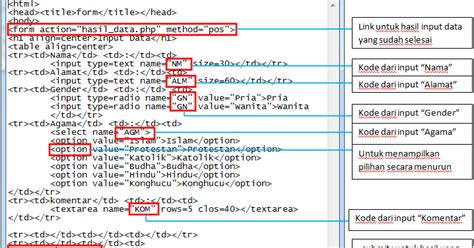Membuat Form Dengan Php ~ Rudiyanto Blogs