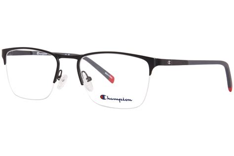 Champion Launch Eyeglasses Mens Semi Rim Square Shape