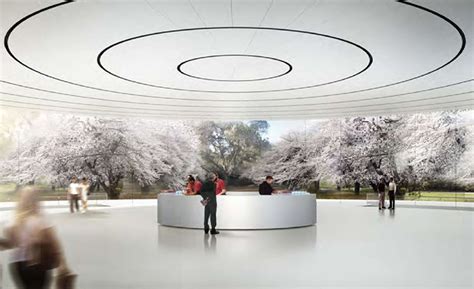Renderings Highlight Interior Of Apples Upcoming Spaceship Campus