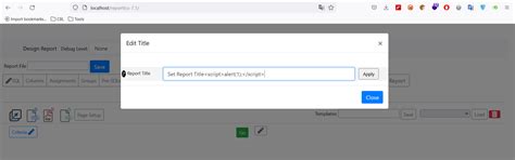 Reflected XSS in Reportico-7.1 · Issue #47 · reportico-web/reportico · GitHub
