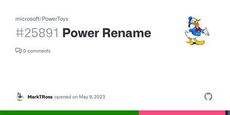 power rename · issue 25891 · microsoft powertoys · github