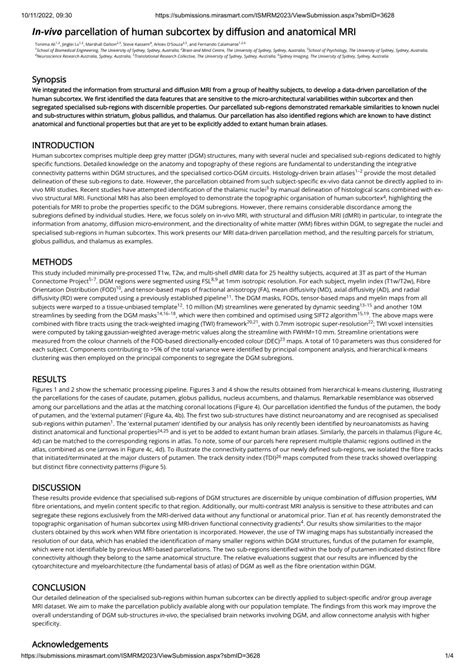 Pdf In Vivo Parcellation Of Human Subcortex By Diffusion And