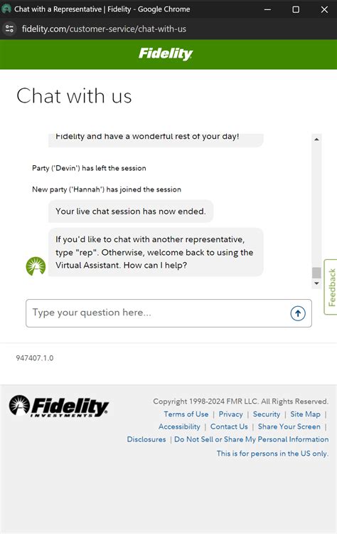 Chat Constantly Disconnecting R Fidelityinvestments