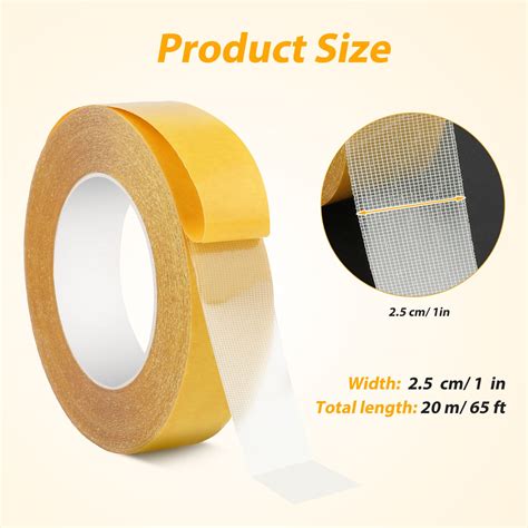 Buy 1inch Double Sided Fabric Tape Heavy Duty Super Sticky