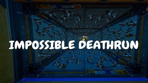 Impossible Deathrun Fortnite Creative Map Code Dropnite