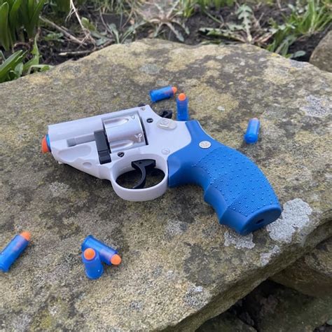 Realistic Toy Revolver Etsy