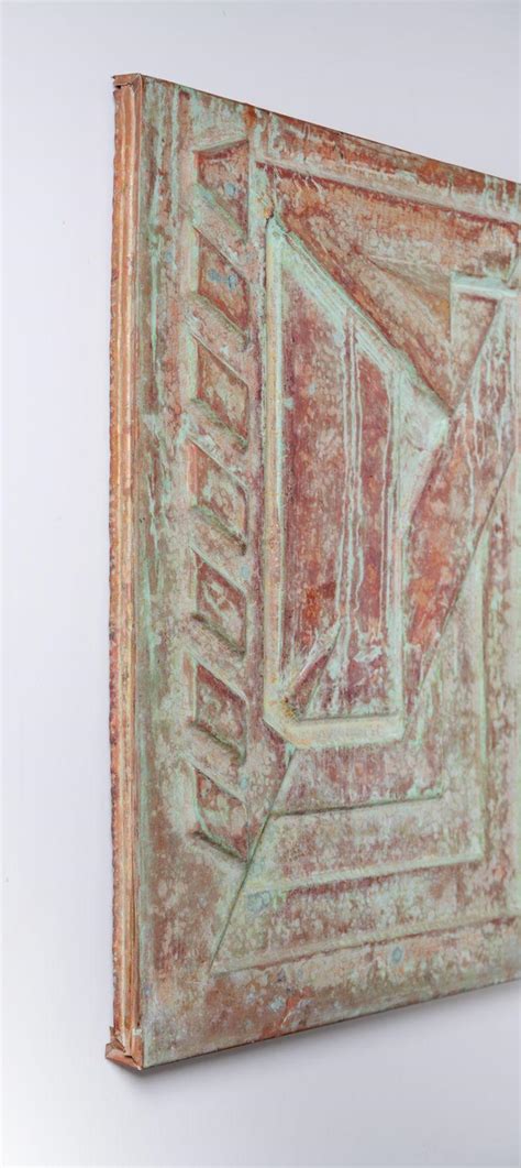 Frank Lloyd Wright Custom Architectual Copper Relief Panel From Price