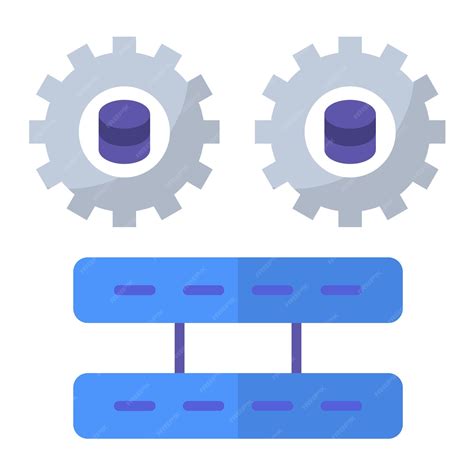 Premium Vector Configuration Flat Illustration