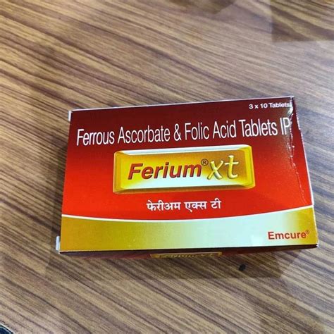 Ferium Xt Tablet At ₹ 360 Box Ferrous Ascorbate In Kolkata Id 2853107201873
