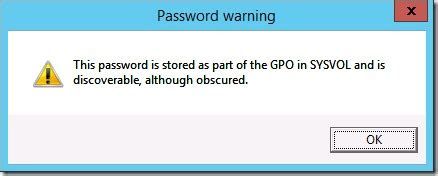 Security Thoughts Passwords In Group Policy Preferences CVE The Things That Are