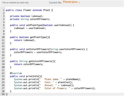 Solved Given A Base Plant Class And A Derived Flower Class Chegg