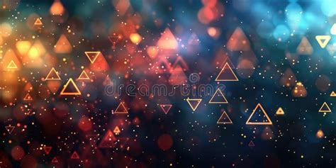 Geometric Pattern With Triangular Shapes Creating A Textured Surface Aig49 Stock Illustration