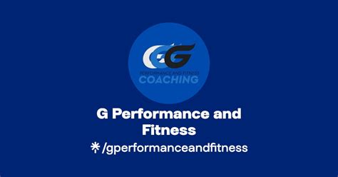 G Performance And Fitness Facebook Linktree