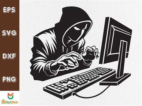 Tech Programmer Hacker Svg Vector Graphic By Uniquemart · Creative Fabrica