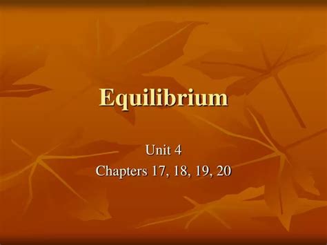 PPT Equilibrium PowerPoint Presentation Free Download ID