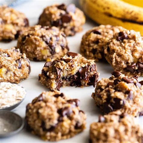 Banana Oatmeal Cookies Banana Oatmeal Cookies Healthy Banana Oat