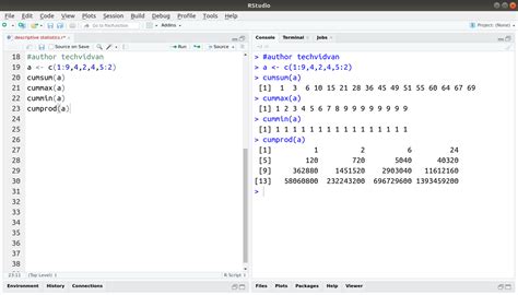 Descriptive Statistics In R Functions To Perform Statistic Measures