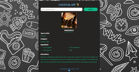 github bagse cocktail app cocktail app