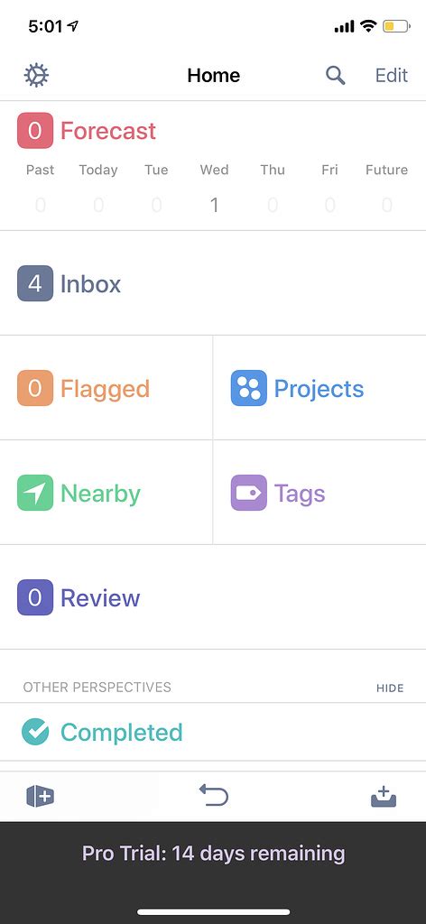 Calendar Events In Forecast Summary Omnifocus For Ios The Omni