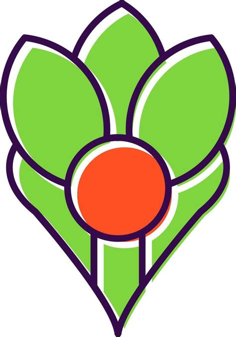 Crocus Filled Icon 42184165 Vector Art At Vecteezy