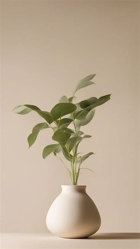 Получи фоны для сторис по ссылке · Минималистичный фон с растением в вазе в 2025 г Ваза Фон