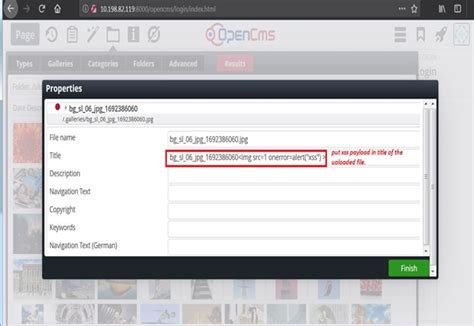 Found Stored Xss In Opencms 11000 · Issue 652 · Alkaconopencms