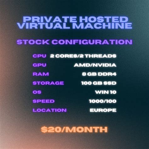 Selling 💻private Hosted Vms And Vms Configuration💻 World Of