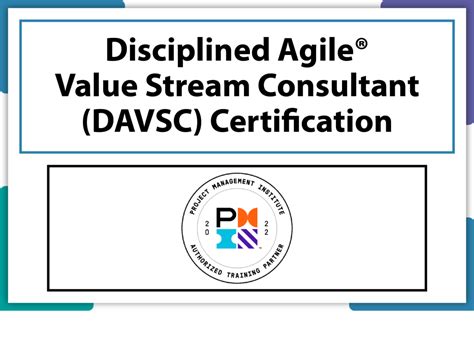 Disciplined Agile® Value Stream Consultant Davsc Certification