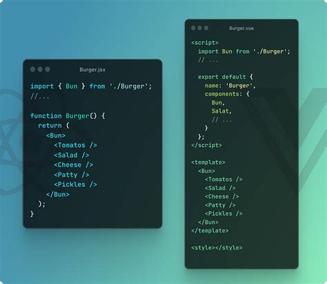 vue js for react devs who wins the burger building contest and‌amp