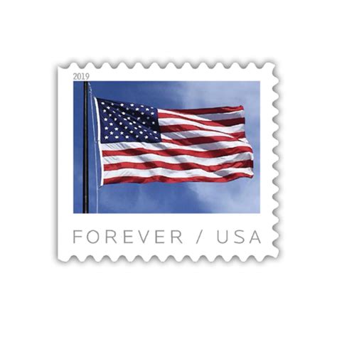 Forever Stamps 2019 U S Flag Usps Stamps Coil Of 100 Pcs Roll Tana