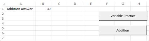 Excel Vba Programming Basic Mathematical Operators Addition And