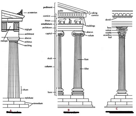 Parthenon Columns Dimensions
