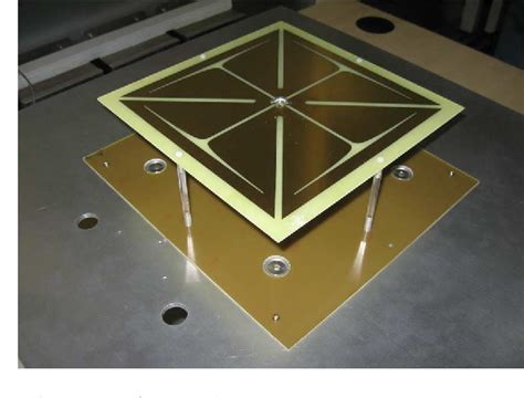 Figure 1 From Low Profile Wideband Dual Polarized Antenna With High Isolation And Low Cross