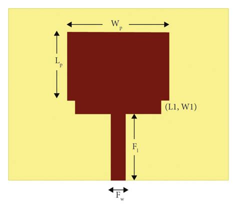 Uwb Antenna With The Fr4 Substrate A Uwb Antenna With No Step Patch Download Scientific