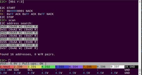 I2c Mode Rework General Bus Pirate