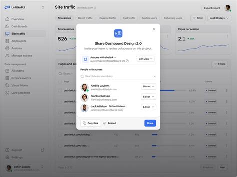 Share Modal — Untitled Ui By Jordan Hughes® On Dribbble