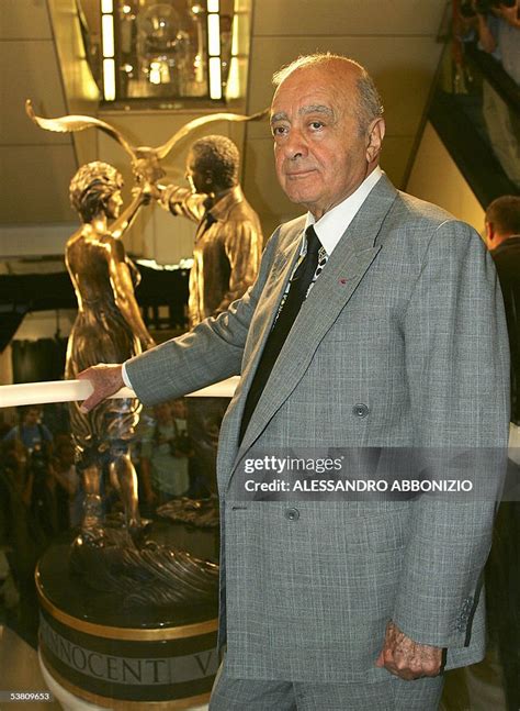 Mohammed Al Fayed Poses For Photographers In Harrods Department Store News Photo Getty Images