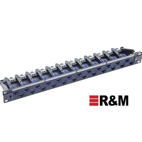 PATCH PANEL PUERTOS CAT UTP R M Negro