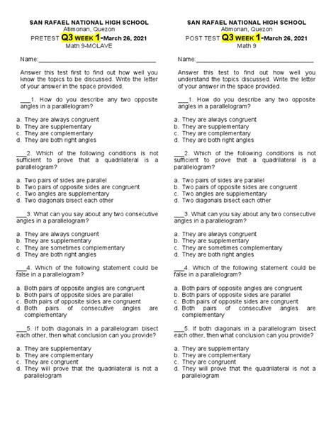 Remedial Math 9 Q1 Pdf Geometry Elementary Geometry