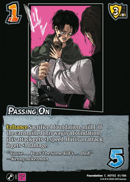 The Passing On Card Revealed From Aot Origins Of Power