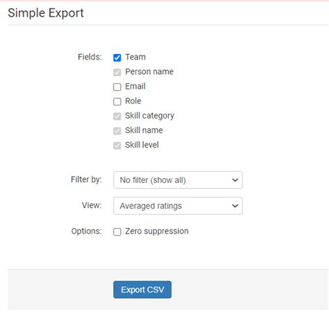 Simple Export Skills Base Support