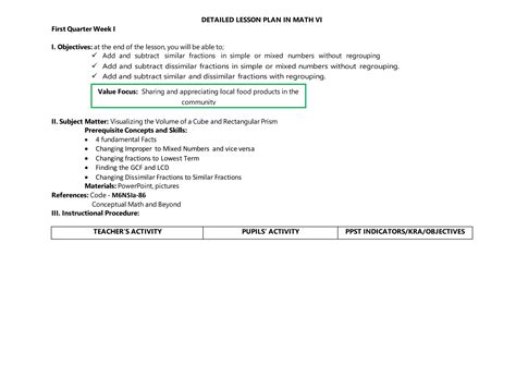 Addition And Subtraction Of Fraction Similar And Dissimilar Docx