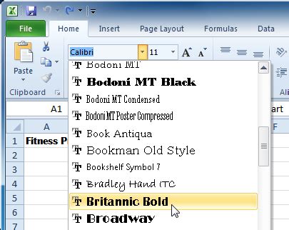 Excel Formatting Cells