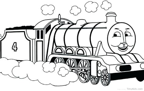Thomas The Tank Engine Colouring Pages At Free