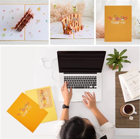 Buy Thank You Pop Up Card 59x79 3d Pop Up Greeting Card Thank You