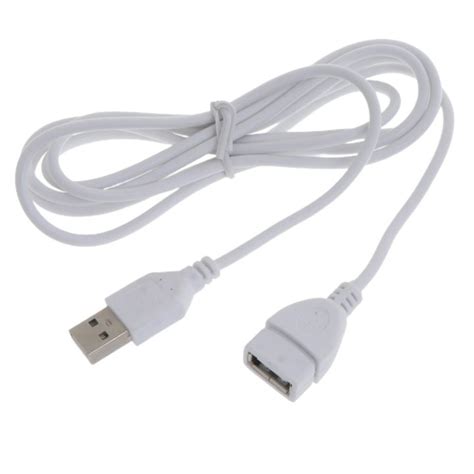 Ft White USB Extension Cables USB Type A Male To A Female Extension Cable For Keyboard