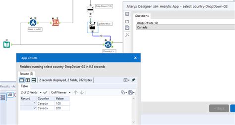 Solved Drop Down Listupdate Values Alteryx Community