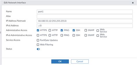 Configuring Network Interfaces Fortimanager 742 Fortinet Document Library