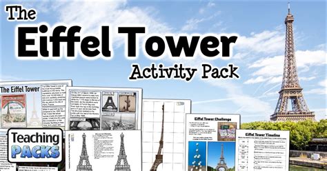 eiffel tower teaching pack resources for teachers