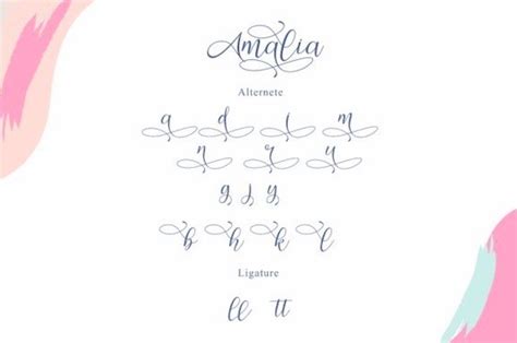 Amalia Modern Calligraphy Script Font